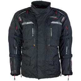 Roleff Motorradjacke "Enduro", 4XL, schwarz, Jacken, mit Protektoren, optimale Bel&uuml;ftung