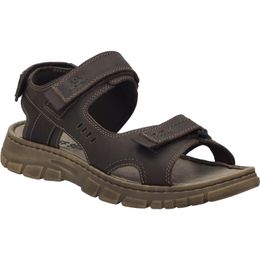 Josef Seibel Herren Sandale "Brendan 08, braun", Gr. 47braun, Obermaterial: 100% Rindsleder Leather cow., Schuhe