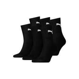 Puma Damen Kurzsocken "Socken 6er Pack", Gr. 47, schwarz, Obermaterial: 78% Baumwolle CO. 18% Polyester PES. 2% Polyamid PA. 2% Elasthan EL., Socken