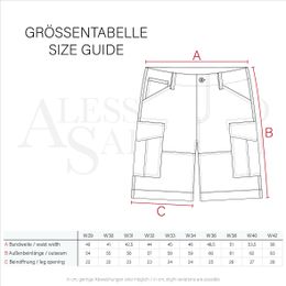 Herren Cargoshorts "ASNico", grau, Gr. 42, Alessandro Salvarini, Obermaterial: 100% Baumwolle, Hosen, inklusive passendem G&uuml;rtel
