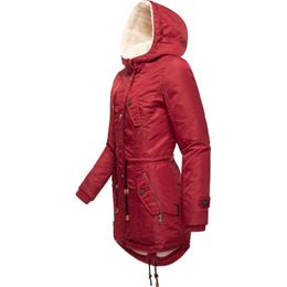 Navahoo Damen Wintermantel "La Viva", rot, Gr. XXL, Obermaterial: 100% Nylon; Futter: 100% Polyester; Wattierung: 100% Polyester; &Auml;rmelfutter: 100%