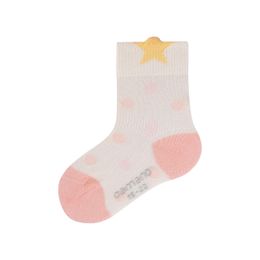 Camano M&auml;dchen Socken "Babysocken ca-soft 8er Pack", Gr. 1, rosa, 72% Baumwolle, 26% Polyamid, 2% Elasthan, gemustert, Socken, 8er Pack Aus OCS