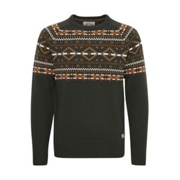 Blend Herren Strickfleece-Pullover "Strickpullover BHNilas", gr&uuml;n, Gr. XXL, Obermaterial: 100% Polyacryl PAN., Pullover