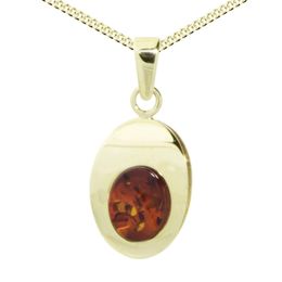 OSTSEE-SCHMUCK Damen Kette mit Anh&auml;nger "OSTSEE-SCHMUCK Kette mit Anh&auml;nger Jessie", 42cm, Gelbgold 333, L: 42, gold, Gelbgold 333, Halsketten