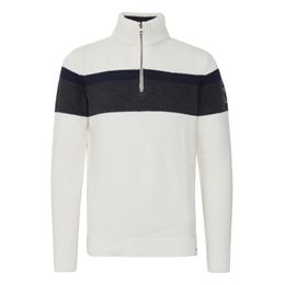 FQ1924 Herren Troyer "Troyer FQEdvin", wei&szlig;, Gr. XL, unifarben, Obermaterial: 60% Baumwolle CO. 40% Polyacryl PAN., Pullover
