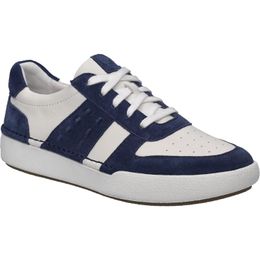 Josef Seibel Damen Sneaker "Claire 27, jeans-kombi", Gr. 37jeans, kombi, Obermaterial: 100% Rindsleder Leather cow., Schuhe
