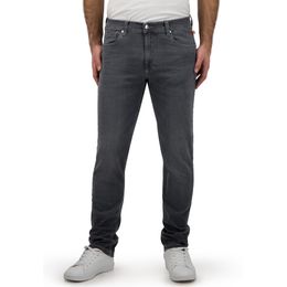 Br&uuml;hl BR&Uuml;HL Damen Slim-fit-Jeans "York DO FX", grau, Gr. 102, unifarben, 89% Baumwolle, 11% Elasthan, Jeans, in Dual FX Querstretch Denim