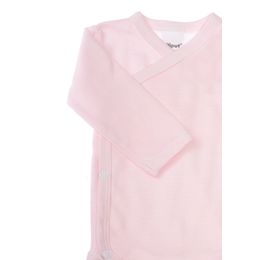 Liliput Jungen Wickelbody, Gr. 62, rosa, 100% Baumwolle, gestreift, mehrfarbig, Bodys, mit langem Arm