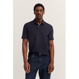 Bugatti Herren Poloshirt "Basic Essential", blau, Gr. XL, 100% Baumwolle, Shirts, Modern Fit Piqu&eacute;