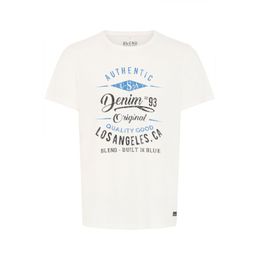 Blend Herren Rundhalsshirt "Rundhalsshirt BHDoppler", wei&szlig;, Gr. M, Obermaterial: 100% Baumwolle CO., Shirts