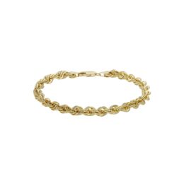 Firetti Damen Armkette "Schmuck Geschenk Gold 585 Armschmuck Armband Goldarmband Kordelkette", 19, Gelbgold 585, gold, Gelbgold 585, Armbänder