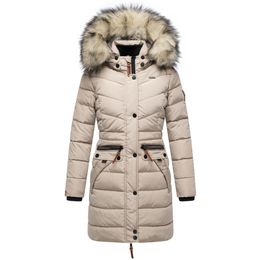 Navahoo Damen Steppmantel "Paula", beige, Gr. L, Oberstoff: 100% Polyester. Futter: 100% Polyester. Wattierung: 100% Polyester. &Auml;rmelfutter: 100%
