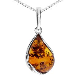 OSTSEE-SCHMUCK Damen Kette mit Anh&auml;nger "OSTSEE-SCHMUCK Kette mit Anh&auml;nger Gabi Kette mit Anh&auml;nger Gabi", 45cm, Silber 925 (Sterlingsilber), L: 42,