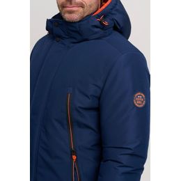 FQ1924 Herren Wintermantel "Winterjacke FQAbbe", blau, Gr. L, Obermaterial: 100% Polyester PES., M&auml;ntel