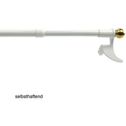 Scheibenstange Liedeco, Ø:12mm, weiß, Metall, Gardinenstangen, "Exclusiv"