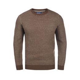 Blend Herren Strickfleece-Pullover "Strickpullover BHCalisto", braun, Gr. XL, Obermaterial: 100% Polyacryl PAN., Pullover