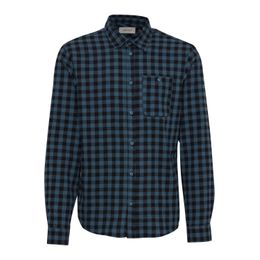 Blend Herren Langarmhemd "Langarmhemd BHShirt", blau, Gr. XXL, Obermaterial: 75% Polyester PES. 25% Baumwolle CO., Hemden