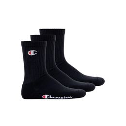 Champion Herren Kurzsocken "Socken 3er Pack", Gr. 39, schwarz, Obermaterial: 71% Baumwolle CO. 27% Polyester PES. 2% Elasthan EL., Socken
