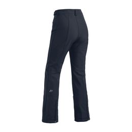 Maier Sports Damen Skihose "Mary 2.0", blau, Gr. 42, Vorderseite: 92% Polyester, 8% Elasthan. R&uuml;ckseite: 100% Polyester, Hosen, Damen Softshellhose,