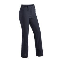 Maier Sports Damen Skihose "Mary 2.0", blau, Gr. 36, Vorderseite: 92% Polyester, 8% Elasthan. R&uuml;ckseite: 100% Polyester, Hosen, Damen Softshellhose,