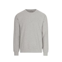 TRIGEMA Damen Sweatshirt "TRIGEMA Sweatshirt", grau, Basic, Gr. M, 70% Baumwolle, 30% Polyester, Sweatshirts