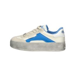Buffalo Damen Sneaker "Buffalo Sneaker Lederimitat", Gr. 40, wei&szlig;, Lederimitat, Schuhe