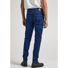Pepe Jeans Herren Regular-fit-Jeans "STANLEY", blau, Gr. 31, Denim/Jeans, Obermaterial: 84% Baumwolle, 15% Polyester, 1% Elasthan, Jeans