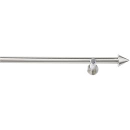Vorhangstange GOOD LIFE, L:480cm &Oslash;:20mm, silber, Metall, Gardinenstangen, "Punta"