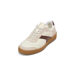 Marc O'Polo MARC O'POLO Damen Sneaker "aus edlem Rindleder", Gr. 38, wei&szlig;, Obermaterial: 100% Leder (Rind), unifarben, Schuhe