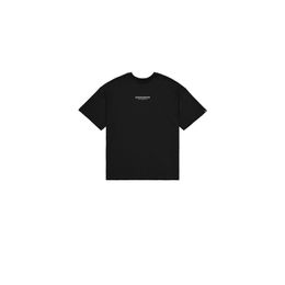 Damen T-Shirt "Studio Edition Backprint T-Shirt W", schwarz, Gr. S, Alpha Industries, Obermaterial: 100% Baumwolle, Shirts