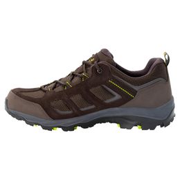 Jack Wolfskin Herren Wanderschuh "VOJO 3 TEXAPORE LOW M", Gr. 40, braun, Leder, Textil, Schuhe, Wasserdicht, Trekkingschuh