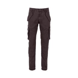 Damen Cargohose "Combat Pant", braun, Gr. 30, Alpha Industries, Obermaterial: 98% Baumwolle, 2% Elastan; Futter: 100% Baumwolle, Hosen