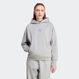 Damen Kapuzensweatshirt "W ALL SZN BF HD", grau, Gr. M, adidas Sportswear, Obermaterial: 70% Baumwolle, 30% Polyester, Sweatshirts
