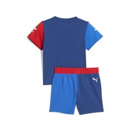 Puma Jungen Sportanzug "BMW M Motorsport Essentials Kurzarm-Set Kinder", blau, Gr. 80, Obermaterial: 100% Baumwolle, Sportanz&uuml;ge