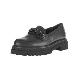 Gabor Damen Slipper "Gabor Slipper Leder", Gr. 40,5, schwarz, Leder, Schuhe
