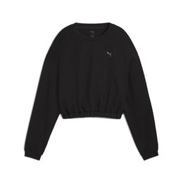 Puma Damen Sweatshirt "CLOUDSPUN Trainings-Sweatshirt Damen", schwarz, Gr. XXL, Obermaterial: 78% Polyester, 6% Elasthan, 16% Lyocell, Sweatshirts