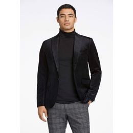 LINDBERGH Herren Anzugsakko "LINDBERGH Sakko", schwarz, Gr. 54, Obermaterial: 100% Polyester; Futter: 95% Polyamid, 5% Elasthan, Sakkos