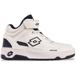 Lotto Kinder Sneaker, Gr. 33, schwarz-wei&szlig;, Kunstfaser, Synthetik, mehrfarbig, Schuhe, - in kinderfu&szlig;gerechter Passform