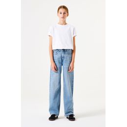 Garcia M&auml;dchen Schlagjeans "Ilvy", blau, Gr. 164, Denim/Jeans, Obermaterial: 100% Baumwolle, Jeans, for Girls, mit weitem Bein