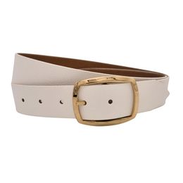AnnaMatoni Damen Lederg&uuml;rtel "AnnaMatoni Lederg&uuml;rtel mp Lederg&uuml;rtel mp", wei&szlig;, Gr. 95, 100% Leder, G&uuml;rtel