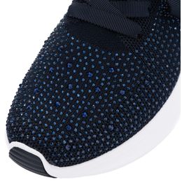 Ara Damen Slip-On Sneaker "MAYA", Gr. 36, blau, Textil, Schuhe, Schn&uuml;rschuh, Slipper in Strickoptik, H-Weite