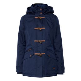 oxmo Damen Langmantel "Parka OXBrooke", blau, Gr. S, Obermaterial: 100% Polyester PES., M&auml;ntel