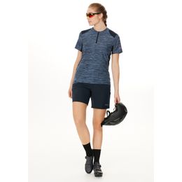 Endurance Damen Radhose "Macbeth", blau, Gr. 42, unifarben, 87% Polyester, 13% Elasthan, Hosen, mit QUICK DRY-Technologie