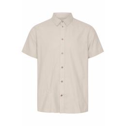 !Solid SOLID Herren Kurzarmshirt "Kurzarmhemd SDPete", beige, Gr. M, Obermaterial: 60% Baumwolle CO. 40% Polyester PES., Hemden