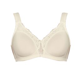 Viania Damen Soft-BH "Soft BH Helga", Gr. 80, beige, Stoff, Obermaterial: 68% Polyester PES. 13% Elasthan EL. 12% Baumwolle CO. 7% Polyamid PA., BHs