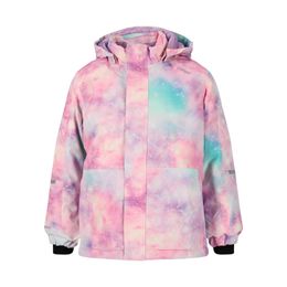 ZIGZAG Jungen Skijacke "Skitter", rosa, Gr. 98, bedruckt, 100% Polyester, Jacken, mit wasserdichter TPU-Membran