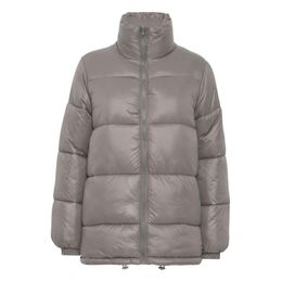 oxmo Damen Steppjacke "Steppjacke OXAbelone", grau, Gr. 34, Obermaterial: 100% Nylon NY., Jacken