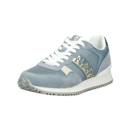 Napapijri Damen Sneaker "Napapijri Sneaker Lederimitat/Textil", Gr. 39, blau, Lederimitat, Textil, Schuhe