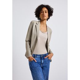 Street One Damen Kurzblazer, gr&uuml;n, Gr. 46, unifarben, Stoff, Obermaterial: 72% Polyester, 25% Viskose, 3% Elasthan; Futter: 100% Polyester, Blazer,