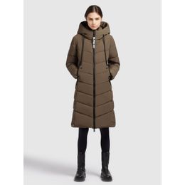 Khujo Damen Steppmantel "MIKIA", beige, Gr. S, unifarben, 100% Polyester, M&auml;ntel